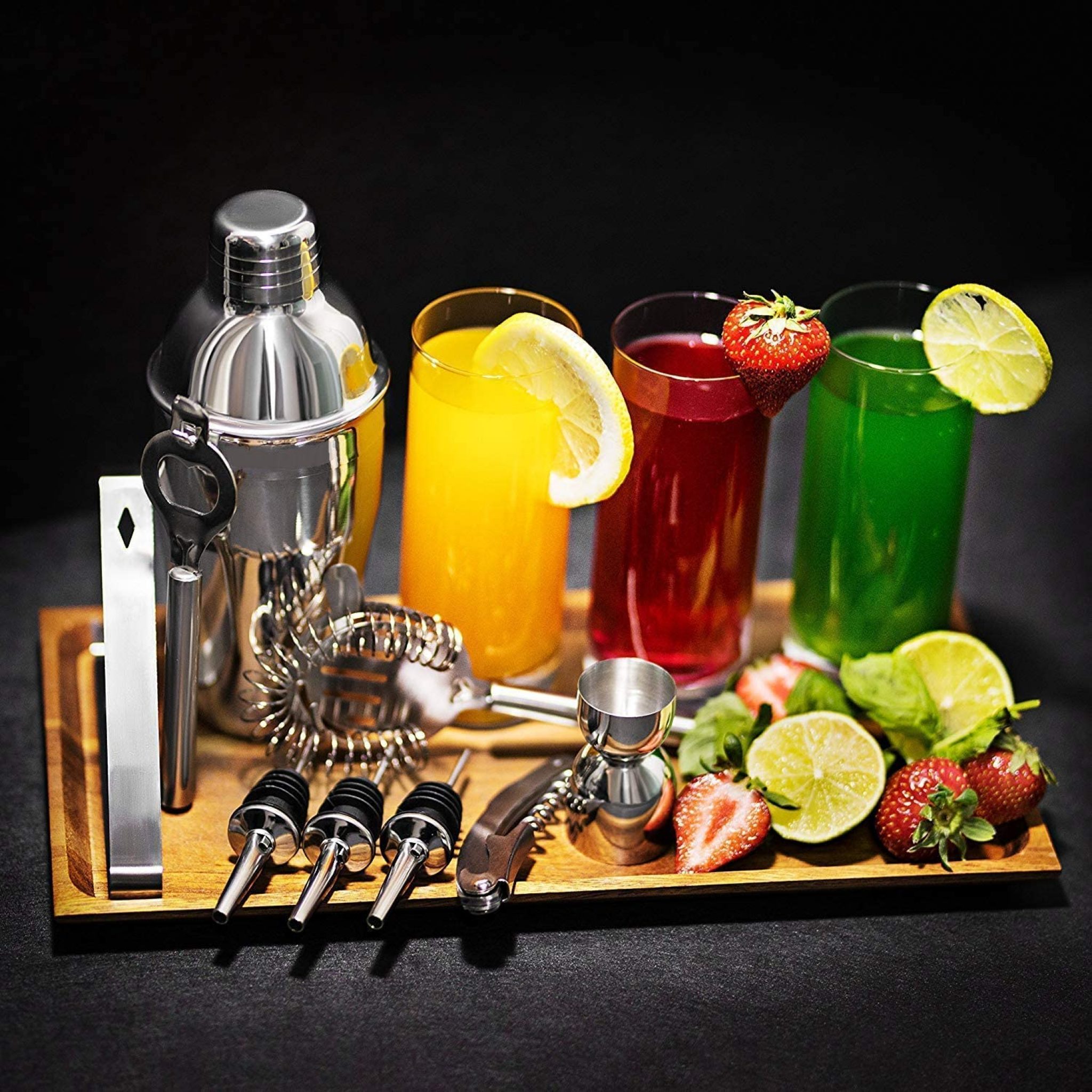 Cocktail Bar Set Kit RabbitStorm 12 Piezas Utensilios de Bar - MexIdea